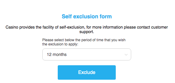 How do I enroll in Self-Exclusion?
